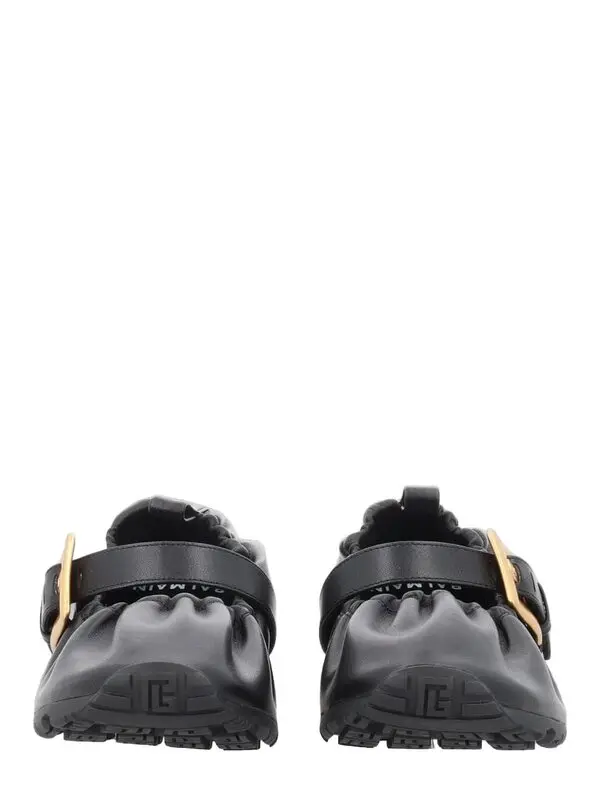 Balmain Anthem Ballerina Shoes - Black