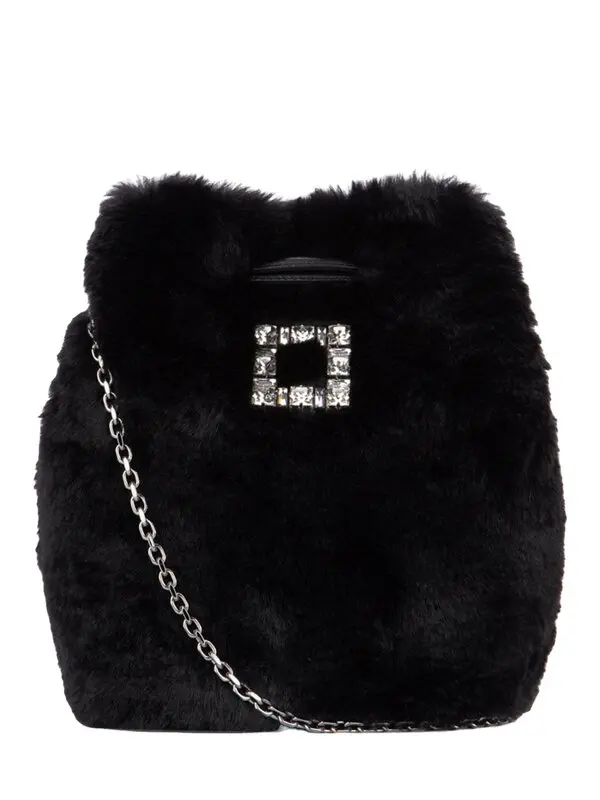 ROGER VIVIER Tres Vivier Aumoniere Fur - Multicolor