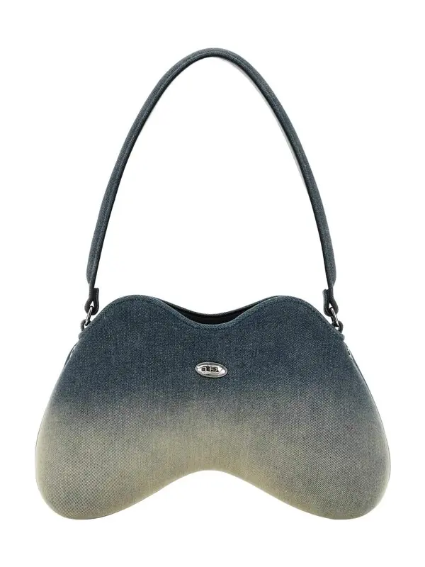 DIESEL® Denim Double-d Shoulder Bag - Blue