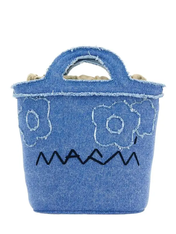 Marni Denim Bucket Bag - Blue