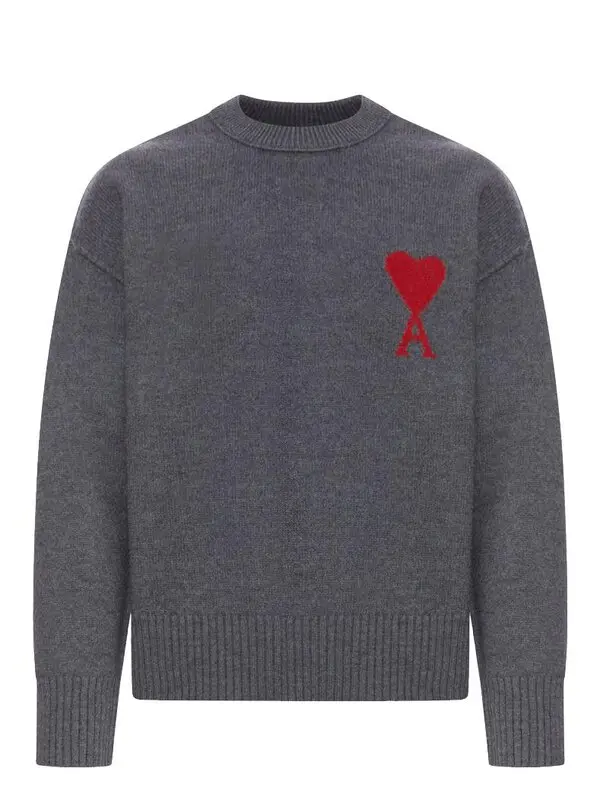 AMI Paris De Coeur Wool Sweater - Multicolor