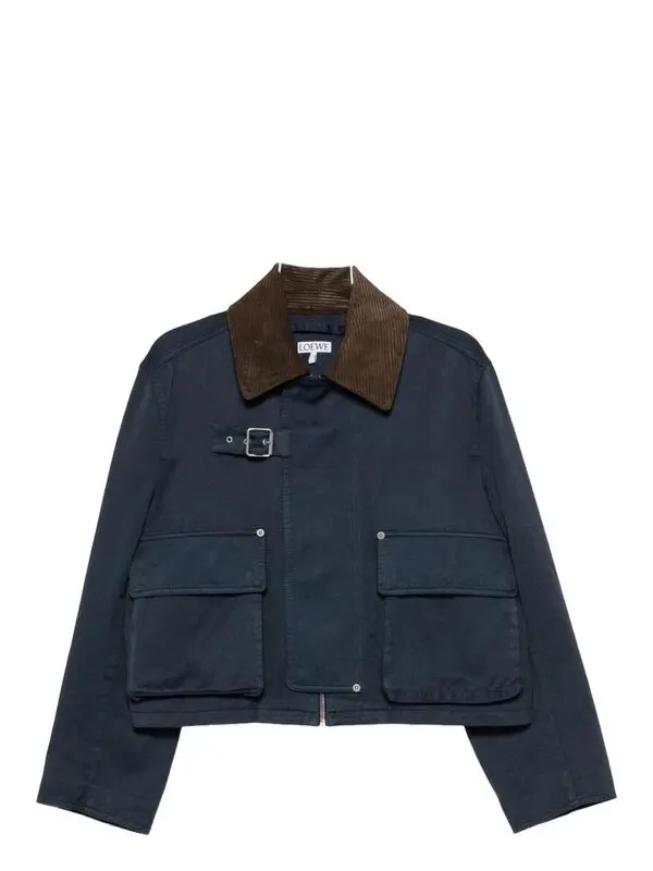 Loewe Corduroy Collar Jacket - Multicolor