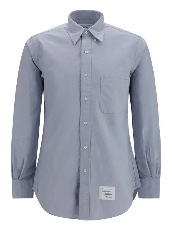 Thom Browne Cotton Shirt - Blue