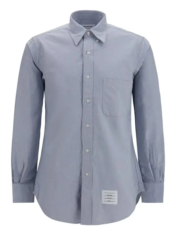 Thom Browne Cotton Shirt - Blue