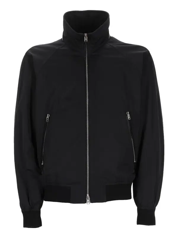 TOM FORD Blouson Con Fodera In Cashmere - Black