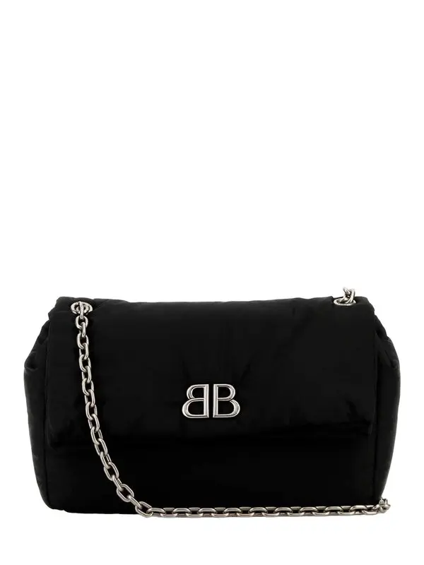 Balenciaga Nylon Monaco Medium Shoulder Bag - Multicolor