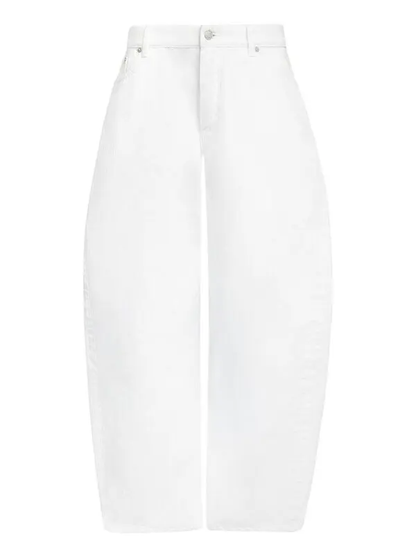 Alaïa Rodeo Denim Pants - White
