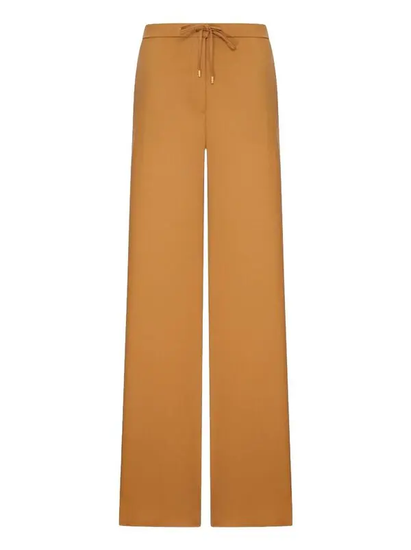 Max Mara Lightweight Wool Canvas Trousers - Multicolor