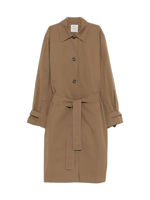 TOTEME Cotton Trench Coat - Multicolor