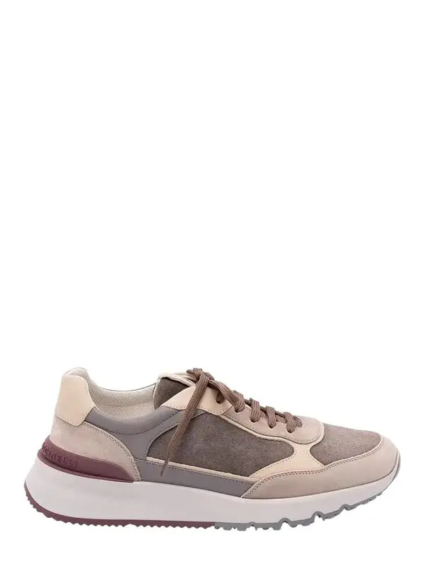 Brunello Cucinelli Calf Leather Sneakers - Multicolor