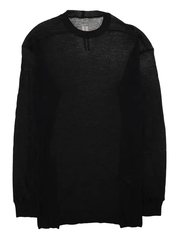 Rick Owens T-shirt Rick Jumbo Ls T - Black
