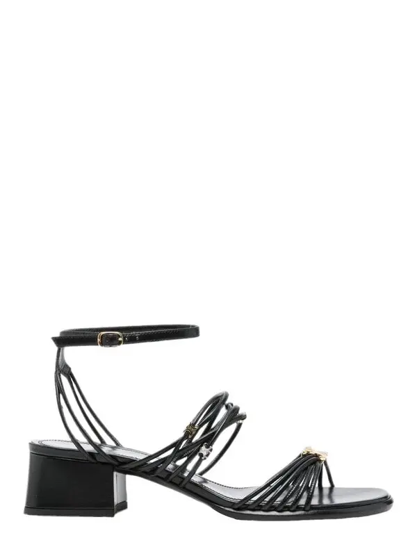 Celine Triomphe Leather Sandals - Multicolor