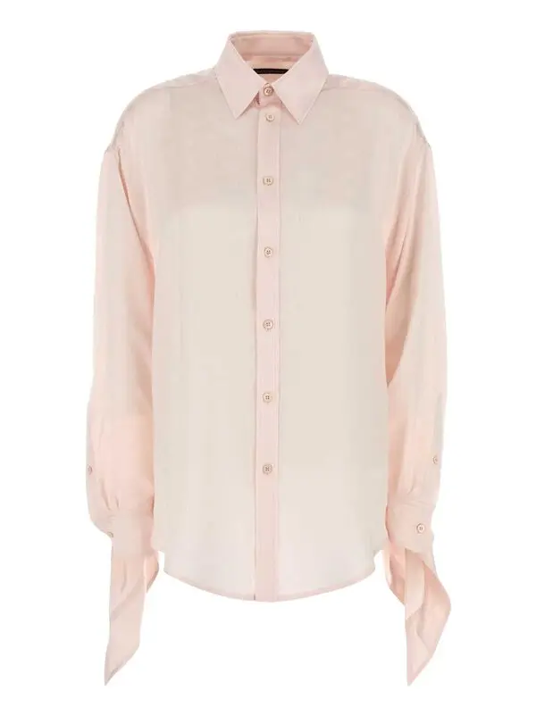 Balenciaga Satin Shirt - Pink