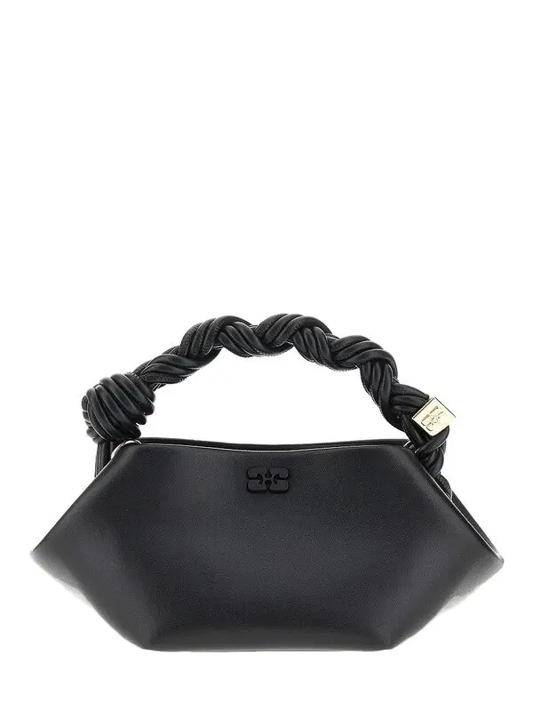 GANNI Recycled Leather 'bou' Mini Bag - Black