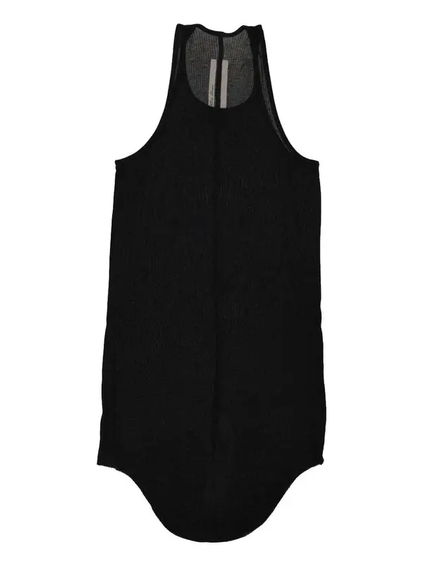 Rick Owens Basic Rib Tank Top - Black