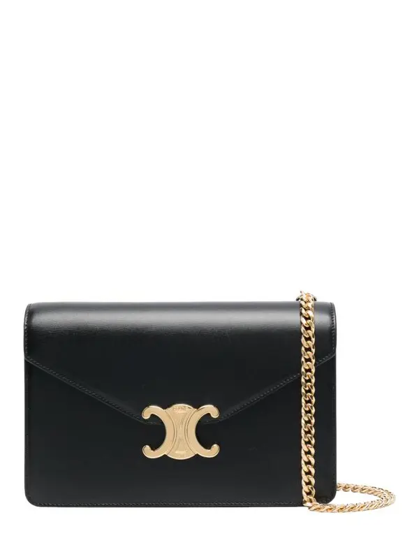 Celine Margo Leather Wallet On Chain - Multicolor