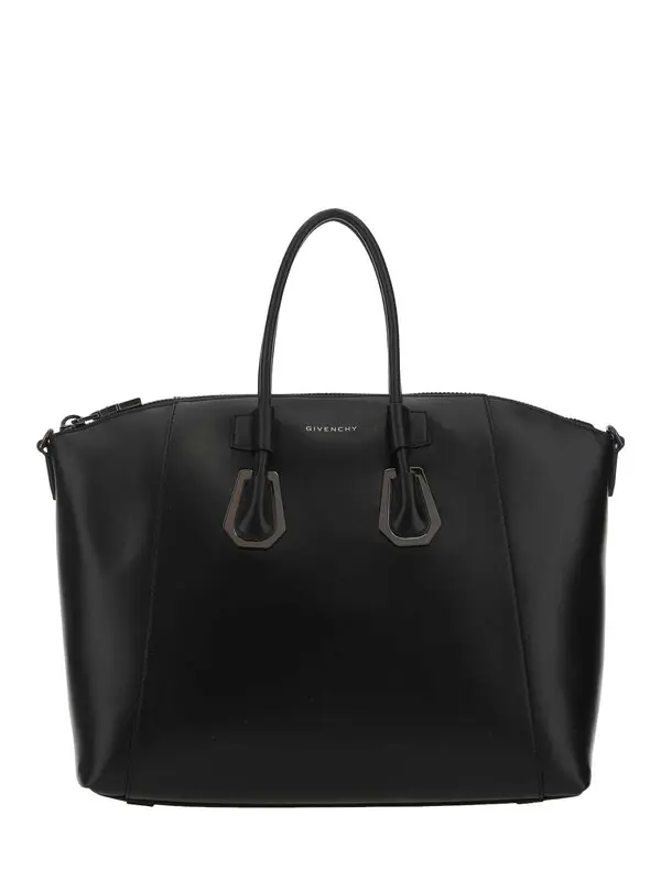 Givenchy Leather Small Antigona Sport Handbag - Black