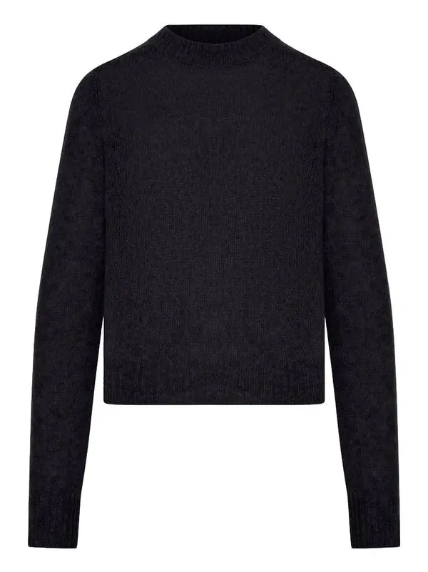 LISA YANG Solene Silk Cashmere Sweater - Black