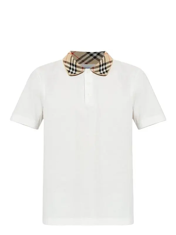 Burberry Polo Shirts - White