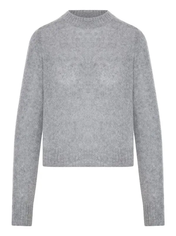 LISA YANG Solene Silk Cashmere Sweater - Gray