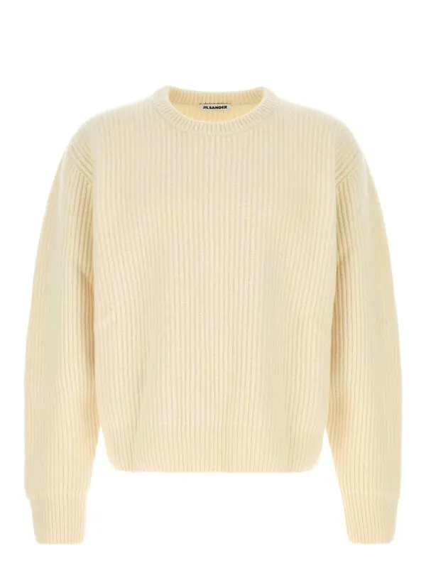 JIL SANDER Wool Sweater - Yellow