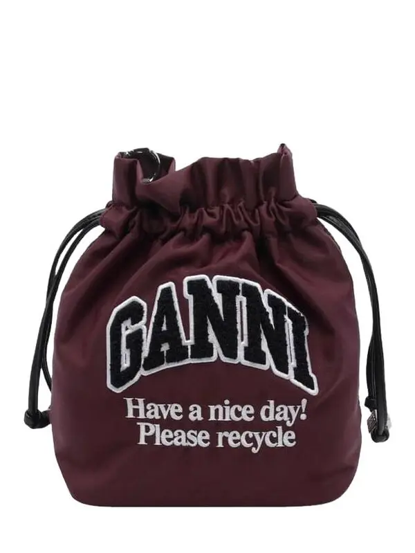 GANNI Bucket Bags - Brown
