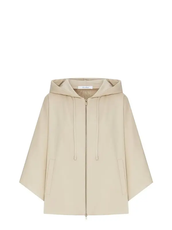 Max Mara Boxy Sweater In Technical Cotton Jersey - Cream