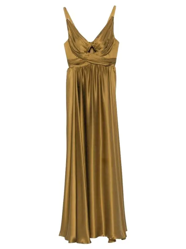 Zimmermann Silk Draped Dress - Multicolor