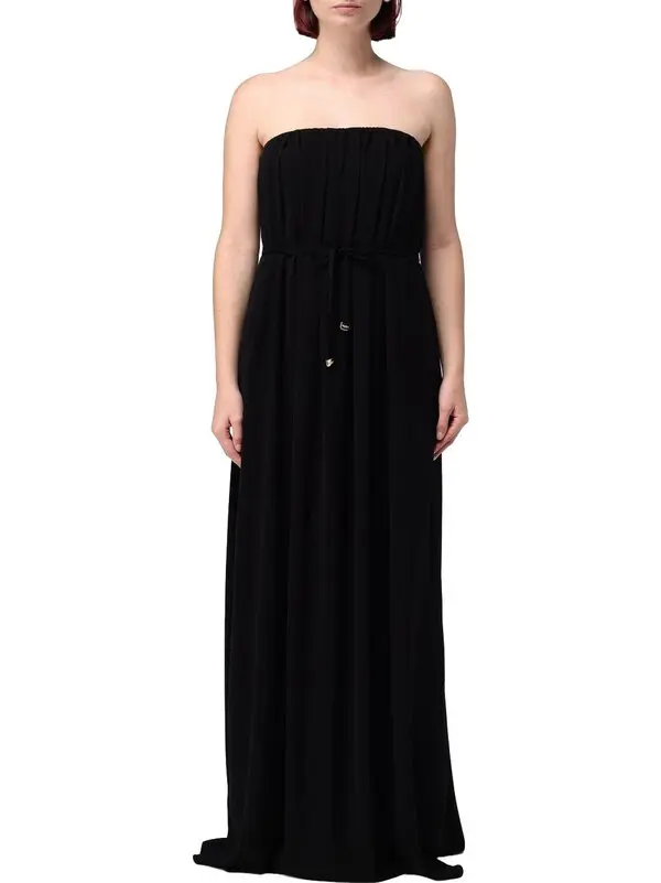 Max Mara Strapless Gown - Black