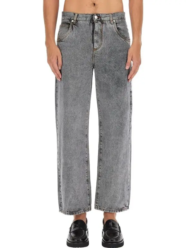 Etro Easy Fit Jeans - Gray