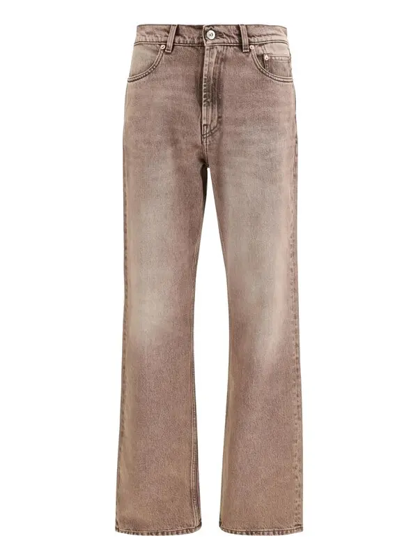 Our Legacy Carlson Cut Clay Breeze Wash Jeans - Red