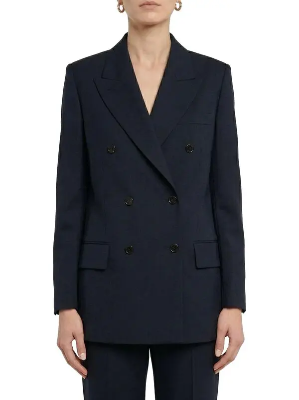 Gucci Wool Double-breasted Blazer - Blue