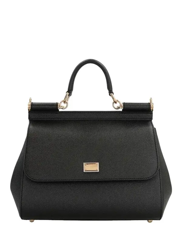 Dolce & Gabbana Large Sicily Handbag - Black