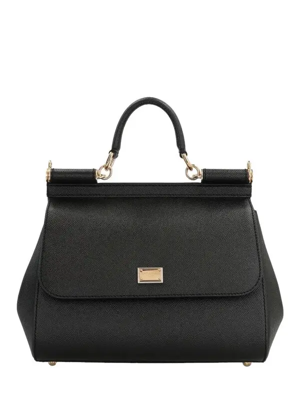 Dolce & Gabbana Large Sicily Handbag - Black