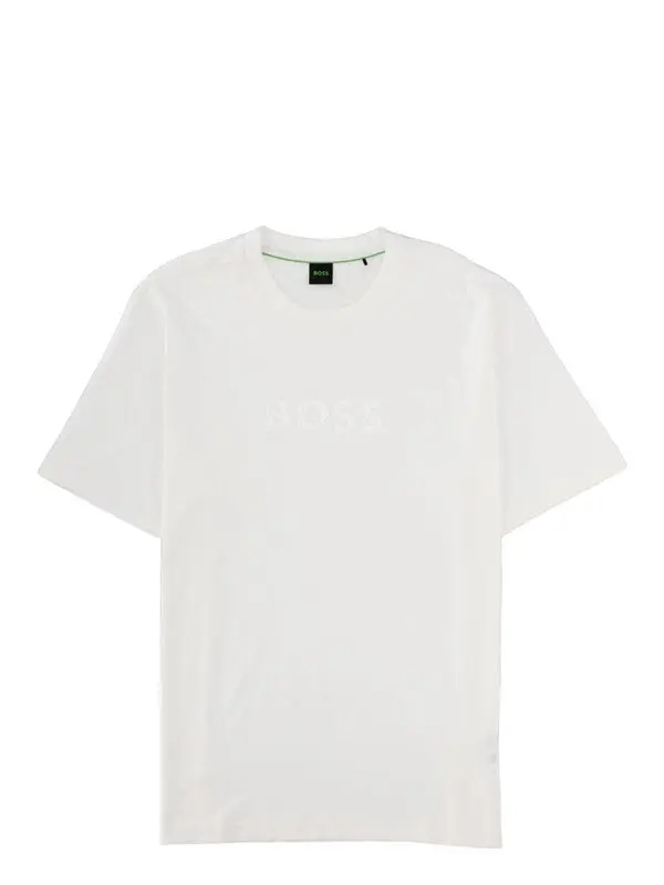 BOSS T-shirt Terrace Con Logo - White