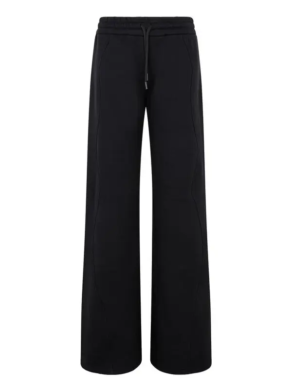 Off-White Cotton Round Sweatpant - Black