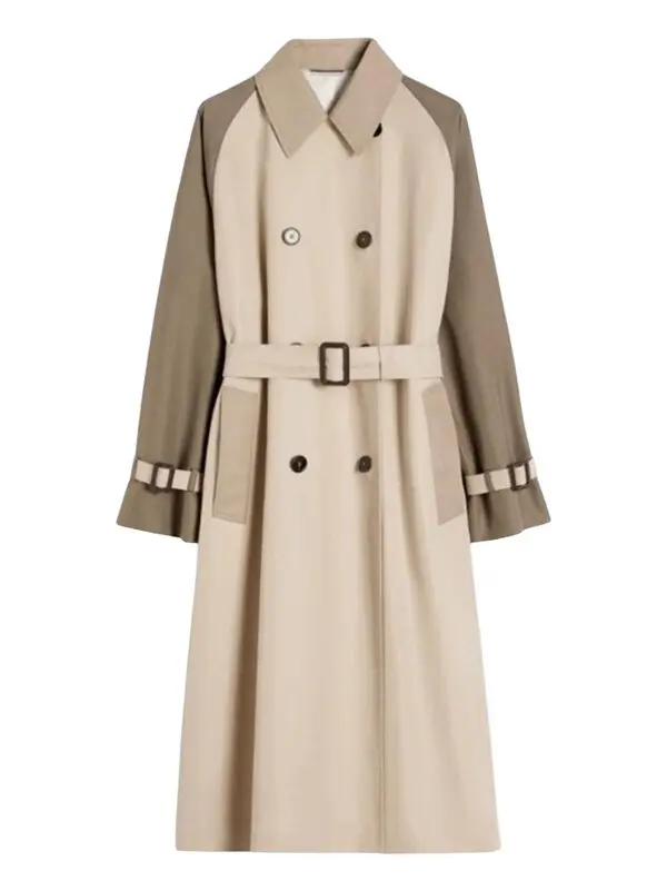 Max Mara Cotton Blend Coat - Multicolor