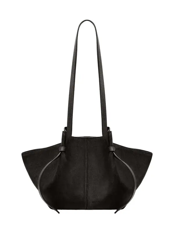 Yuzefi Mochi Suede Shoulder Bag - Brown