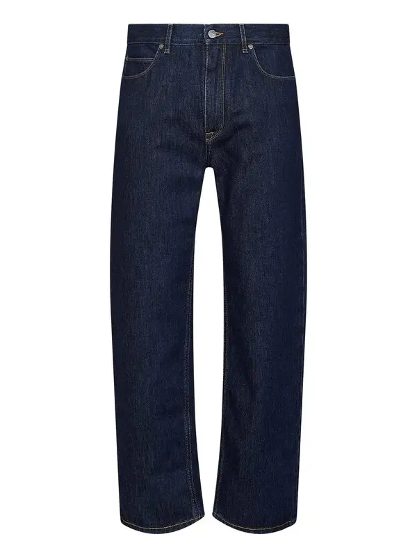 Fendi Cotton Denim Straight Jeans - Multicolor