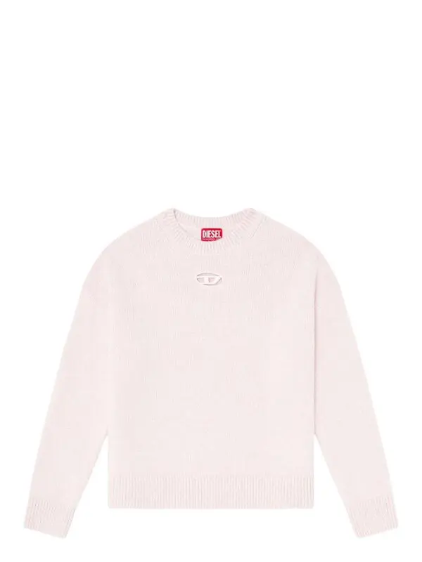 DIESEL® Logo Wool Blend Sweater - Multicolor