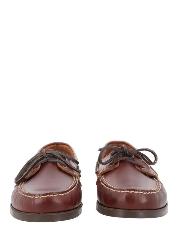 Paraboot Calf Leather Mocassino Barth - Brown