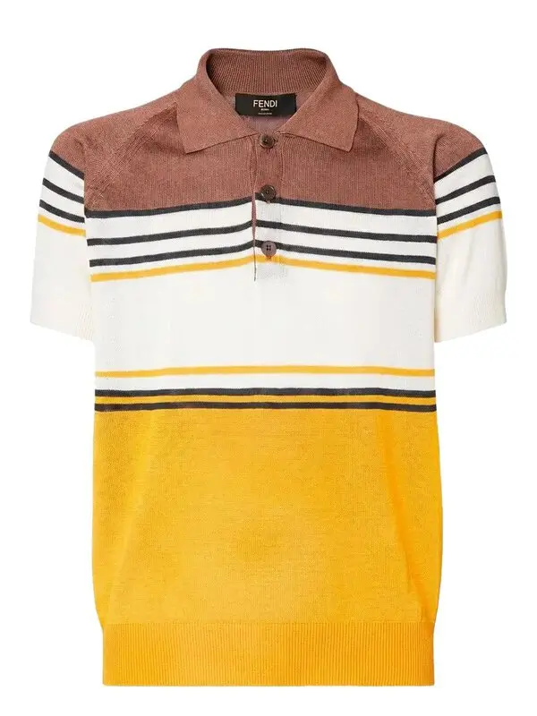Fendi Polo Maxi Stripes - Multicolor