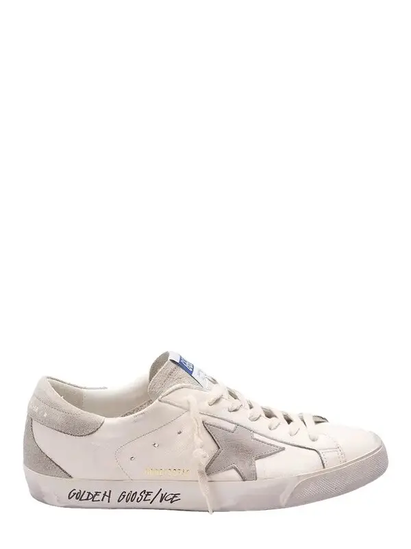 GOLDEN GOOSE Super-star Leather Sneakers - Multicolor