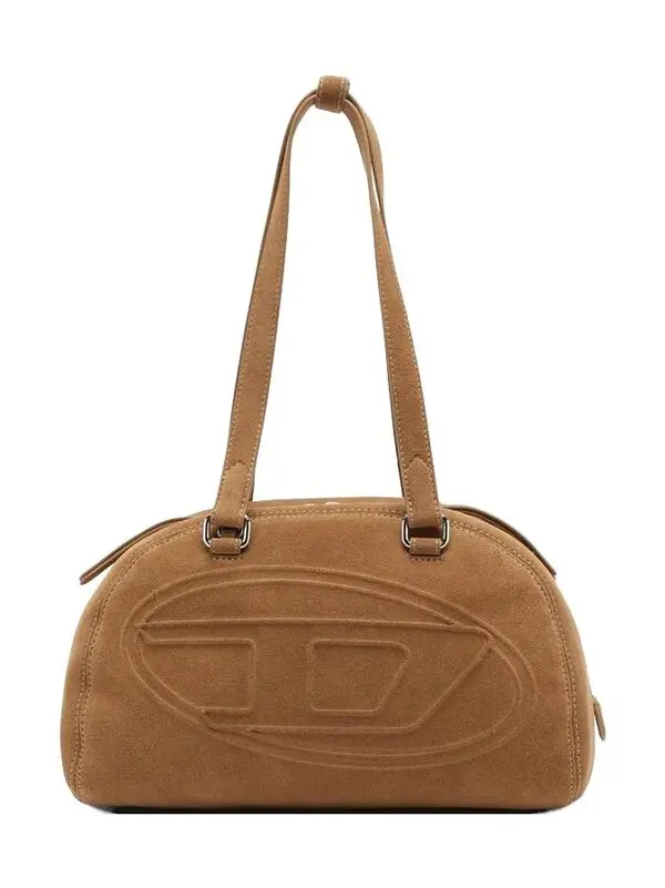 DIESEL® Suede Shoulder Bag - Cream