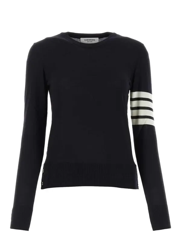Thom Browne Merino Wool Sweater - Blue