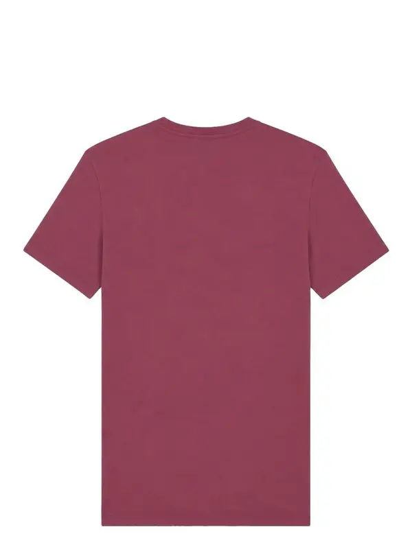 BOSS T-shirt Tales Con Patch Logo - Red