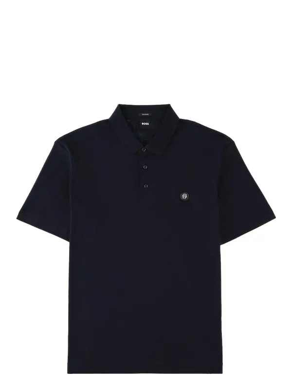 BOSS Polo Con Logo - Blue