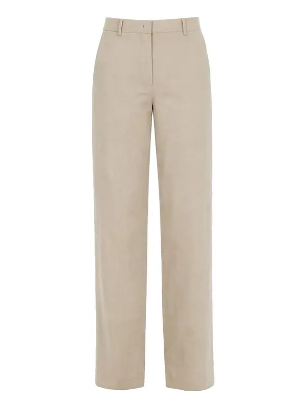 Paul Smith Tailored Linen Trousers - Cream