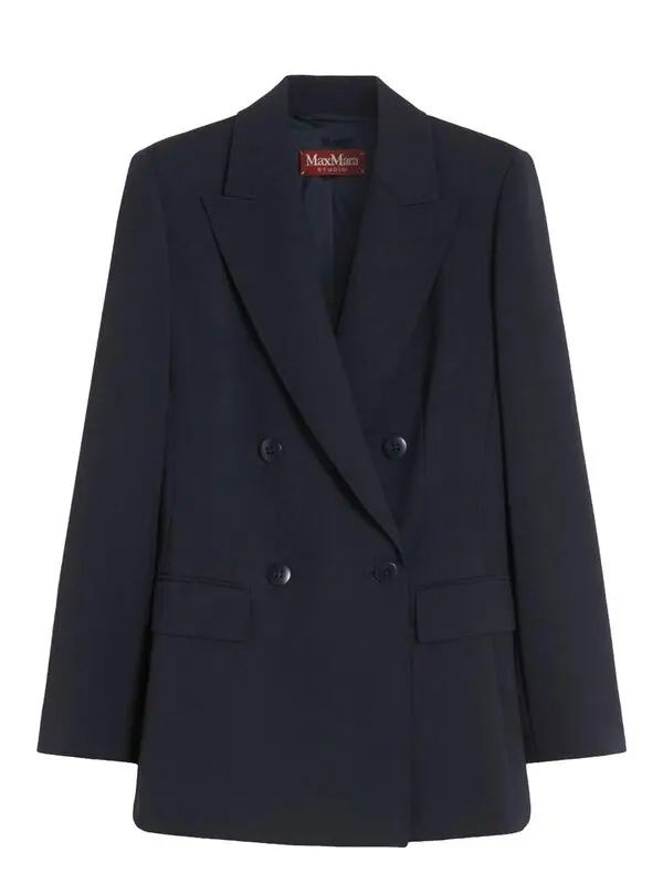 Max Mara Double-breasted Blazer - Blue
