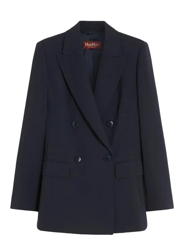 Max Mara Double-breasted Blazer - Blue